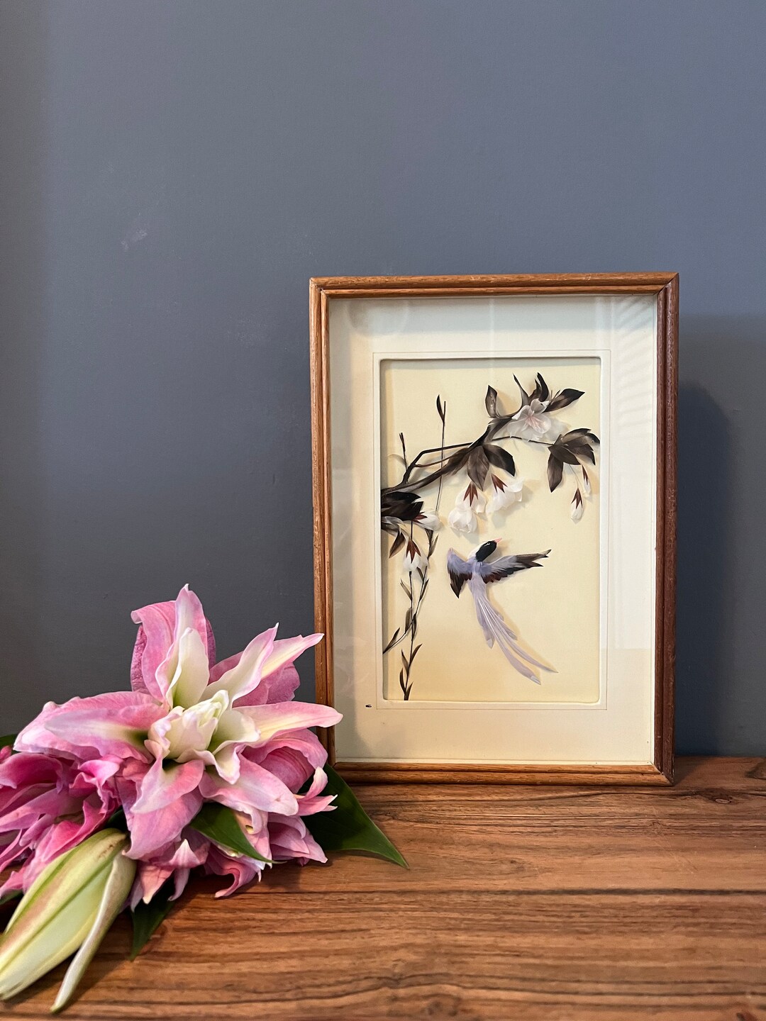 Faux Feather Shadow Box Artwork - Etsy