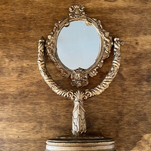 Antique Art Nouveau Table Top Mirror - Etsy
