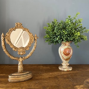 Antique Art Nouveau Table Top Mirror - Etsy