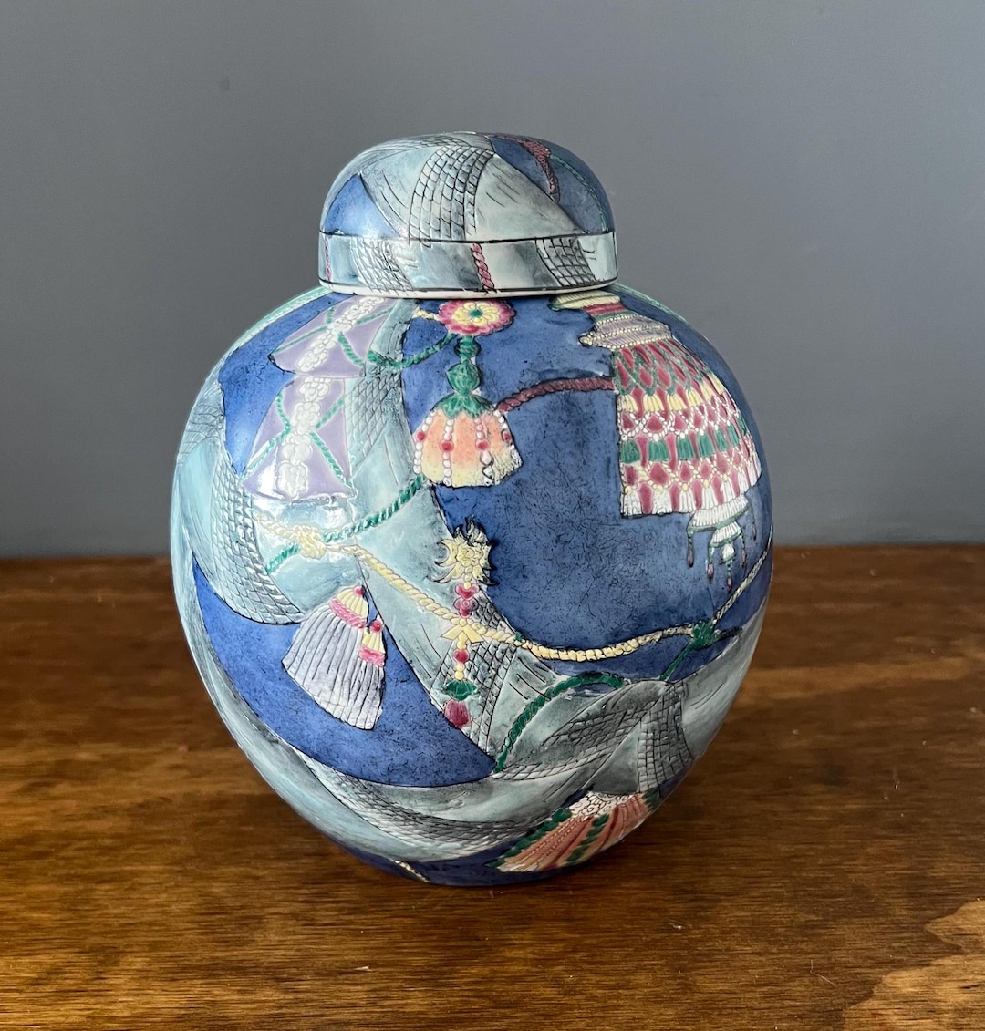 Beautiful Vintage Ginger Jar - Etsy