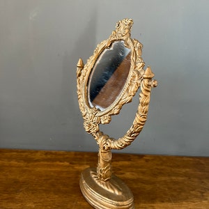Antique Art Nouveau Table Top Mirror - Etsy