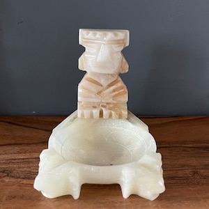 Aztec Calendar Alabaster Ash Tray - Etsy