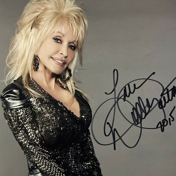 Dolly Parton Autograph - Etsy
