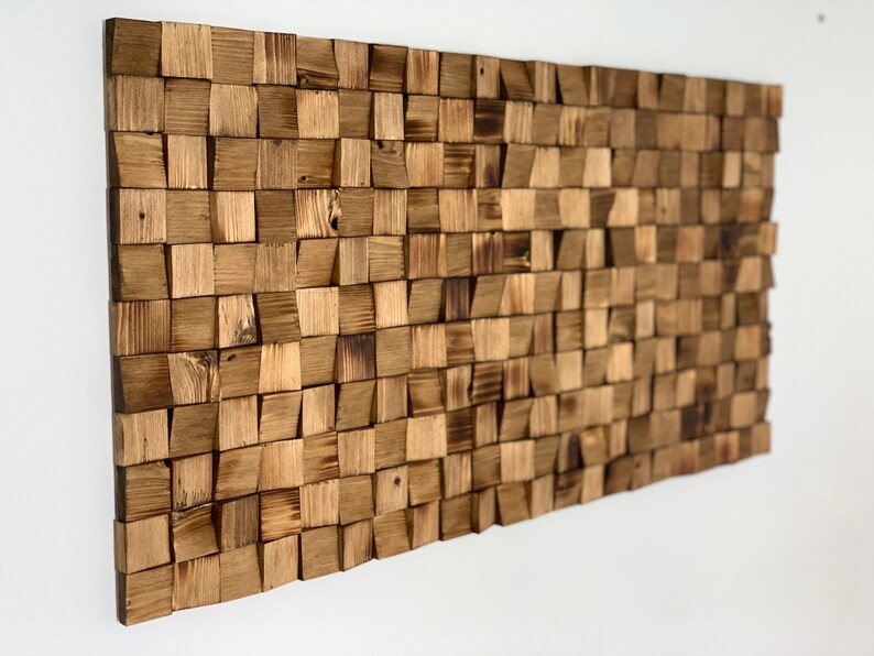 Acoustic Panel Sound Diffuser Wood Wall Art Home Decor Wood - Etsy