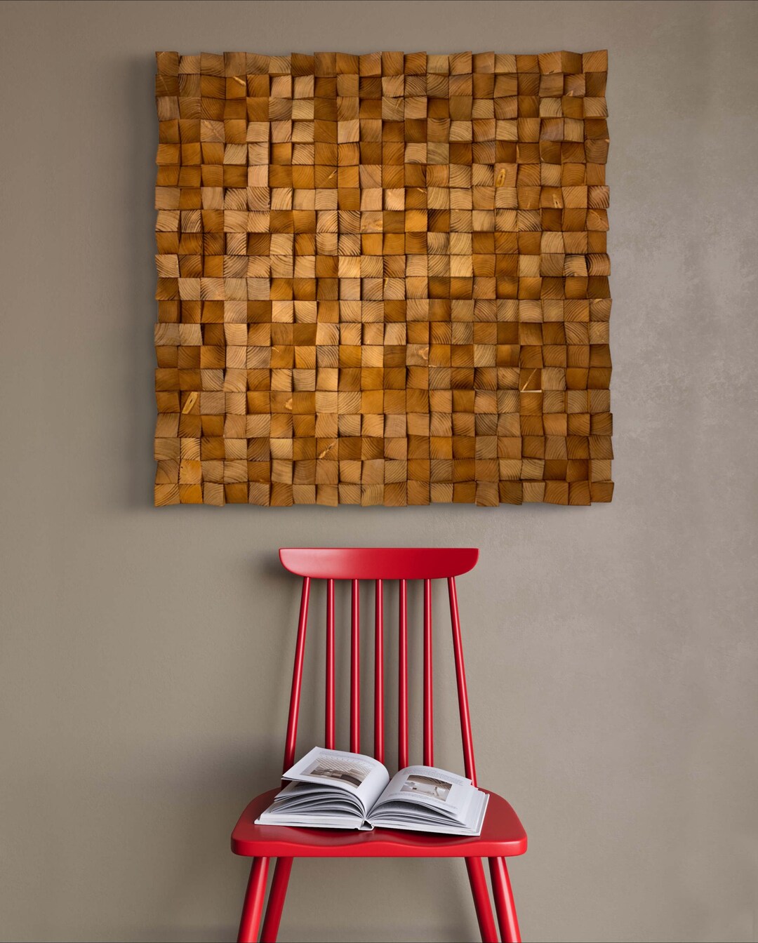 Sound Diffuser Wooden Wall Art Large Size Acoustic Panel - Etsy