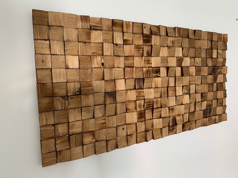 Acoustic Panel Sound Diffuser Wood Wall Art Home Decor Wood - Etsy