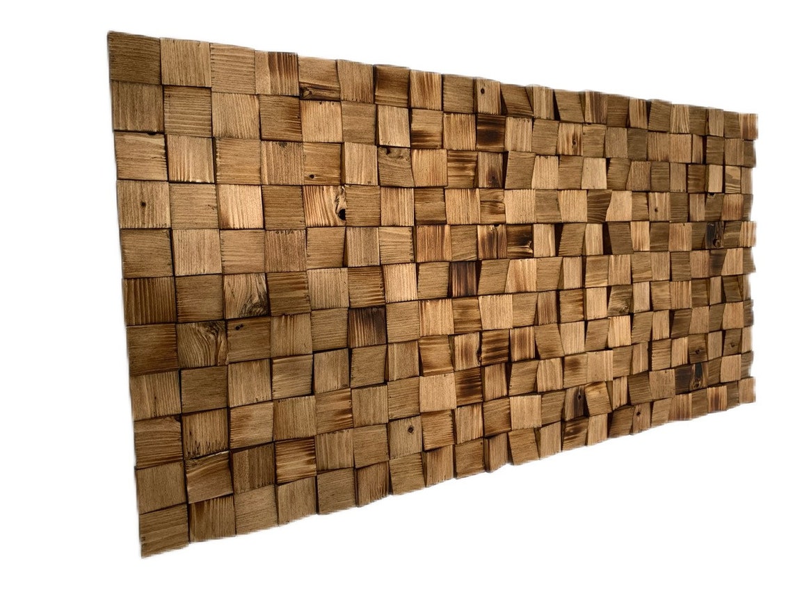 Acoustic Panel Sound Diffuser Wood Wall Art Home Decor Wood - Etsy