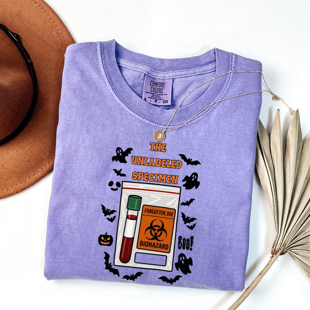 Halloween Phlebotomy Tech Shirt, Phlebotomy Shirt Spooky Lab Tech Shirt ...