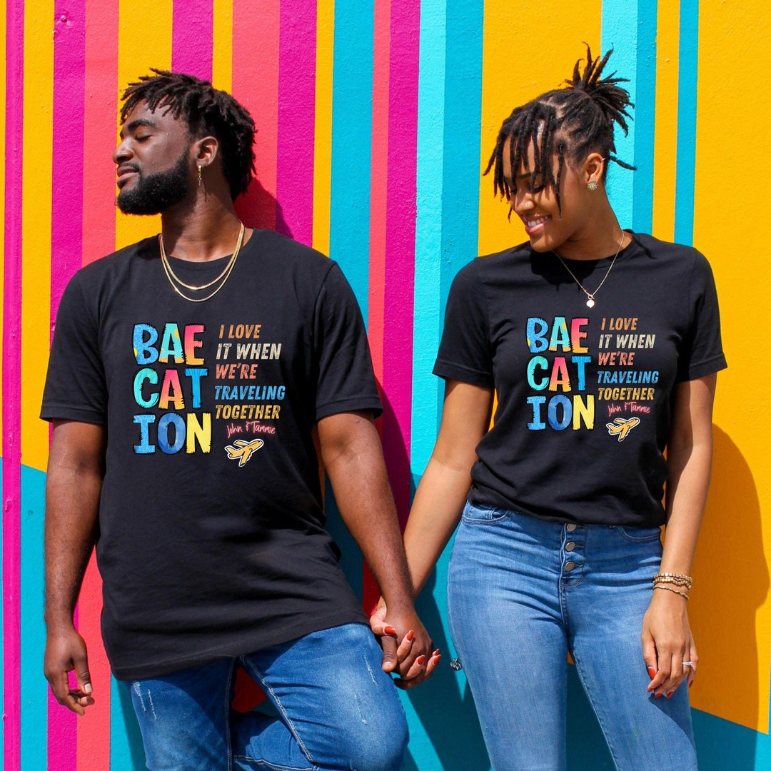 Baecation Travel Shirt, Travel Together Matching T-shirts, Matching ...