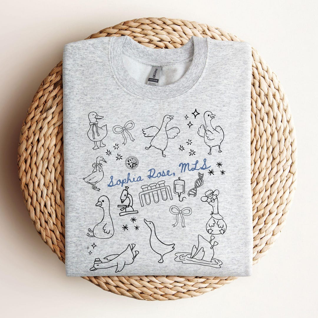 Laboratory Sweatshirt, Fall Lab Tech Shirt, Long Sleeve Lab Tech Shirt ...