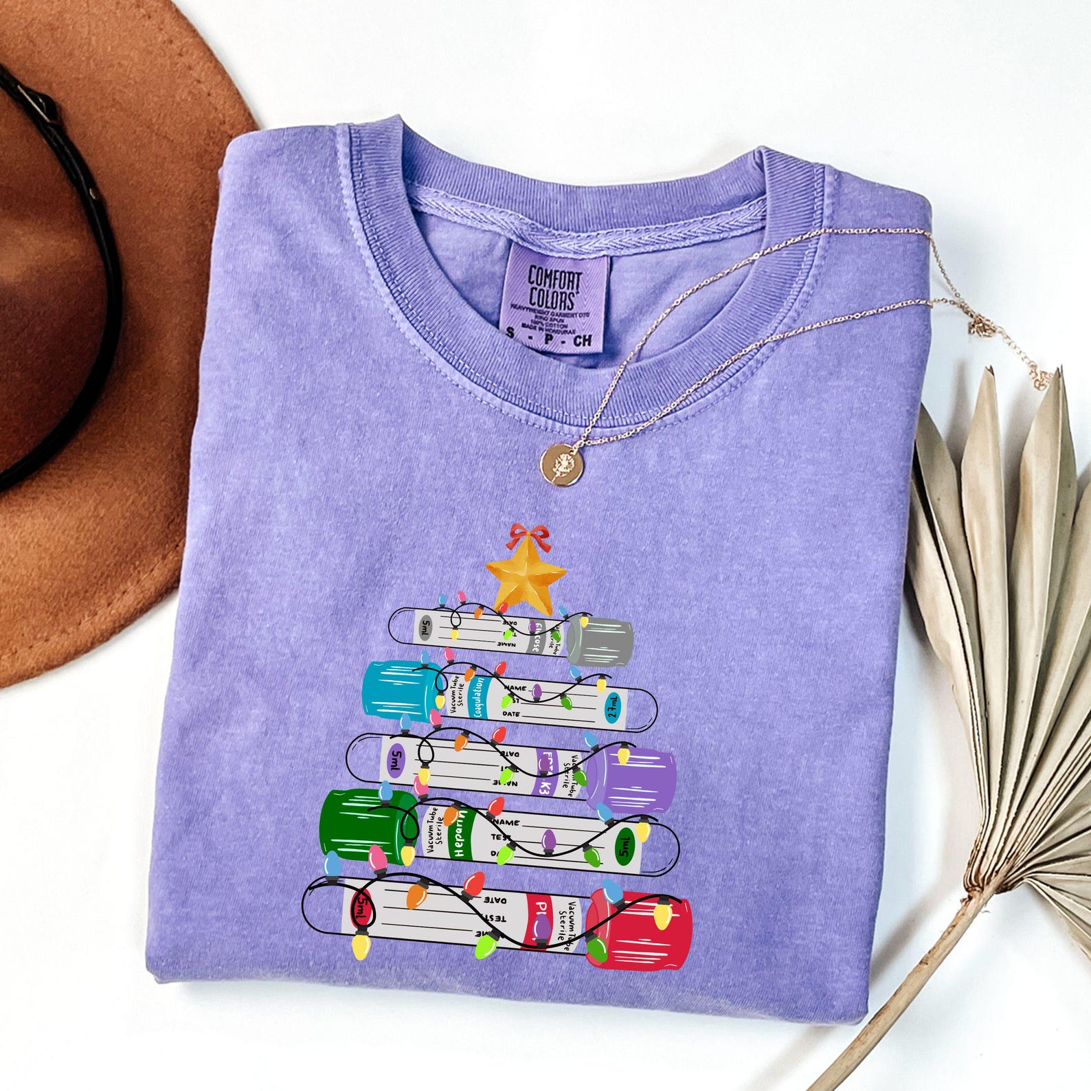 Test Tube Christmas T-shirt, Phlebotomy Christmas Shirt, Lab Scientist ...