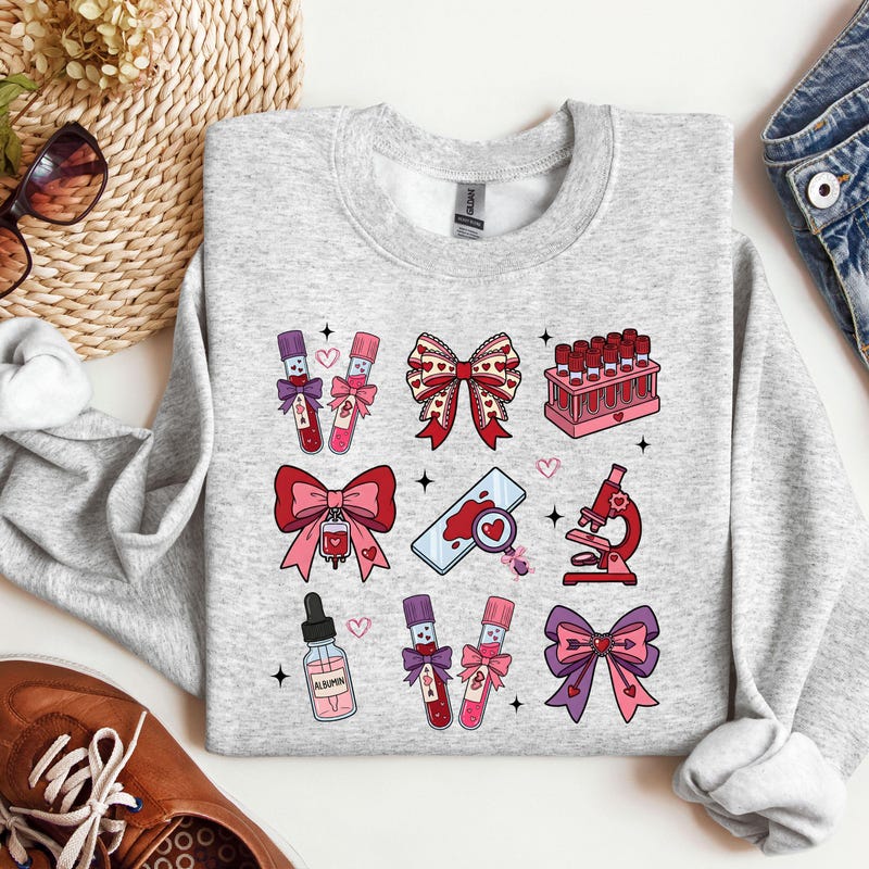Valentine Lab Sweatshirt - Etsy UK