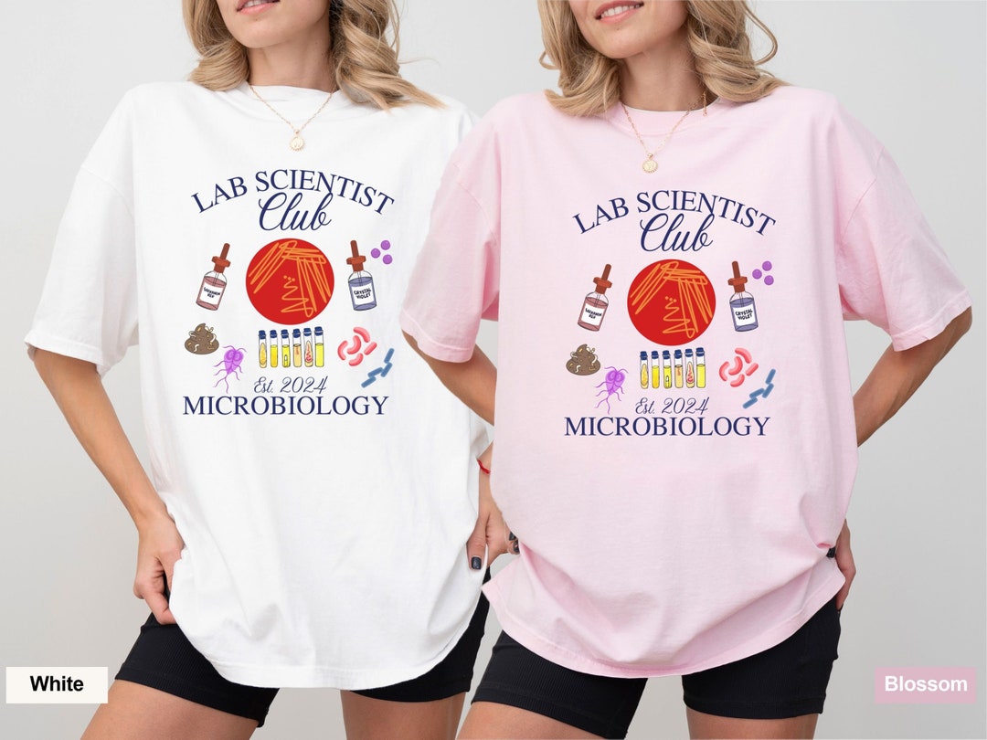 Microbiology T-shirt, Fun Microbiology Shirt, Laboratory Scientist ...