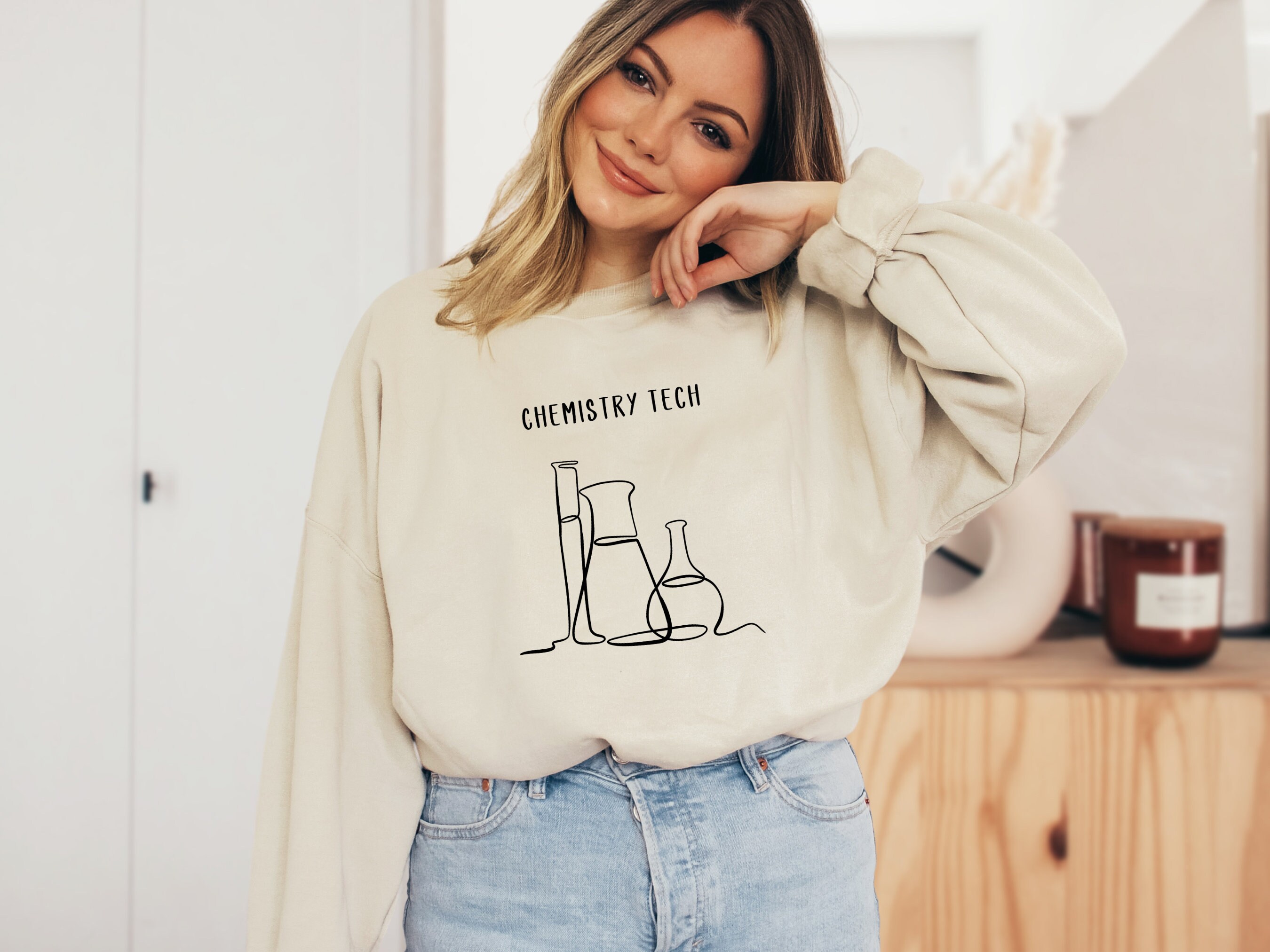 Chemistry Medical Laboratory Science Sweatshirt, Lab Scientist ...