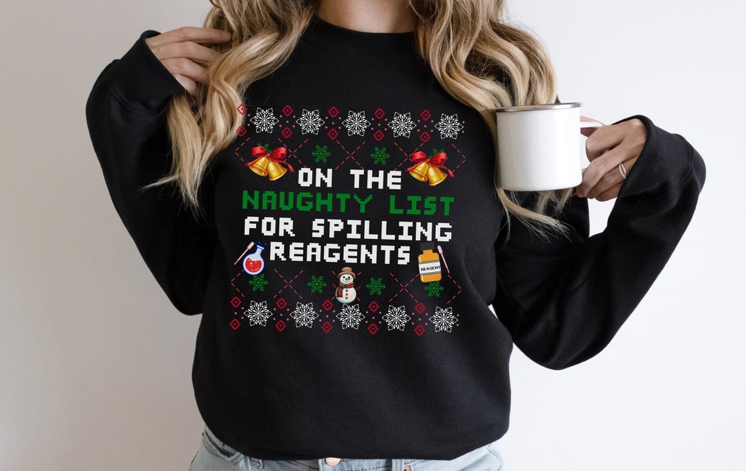 Ugly Laboratory Tech Christmas Sweater, Christmas Sweater for Lab Techs ...