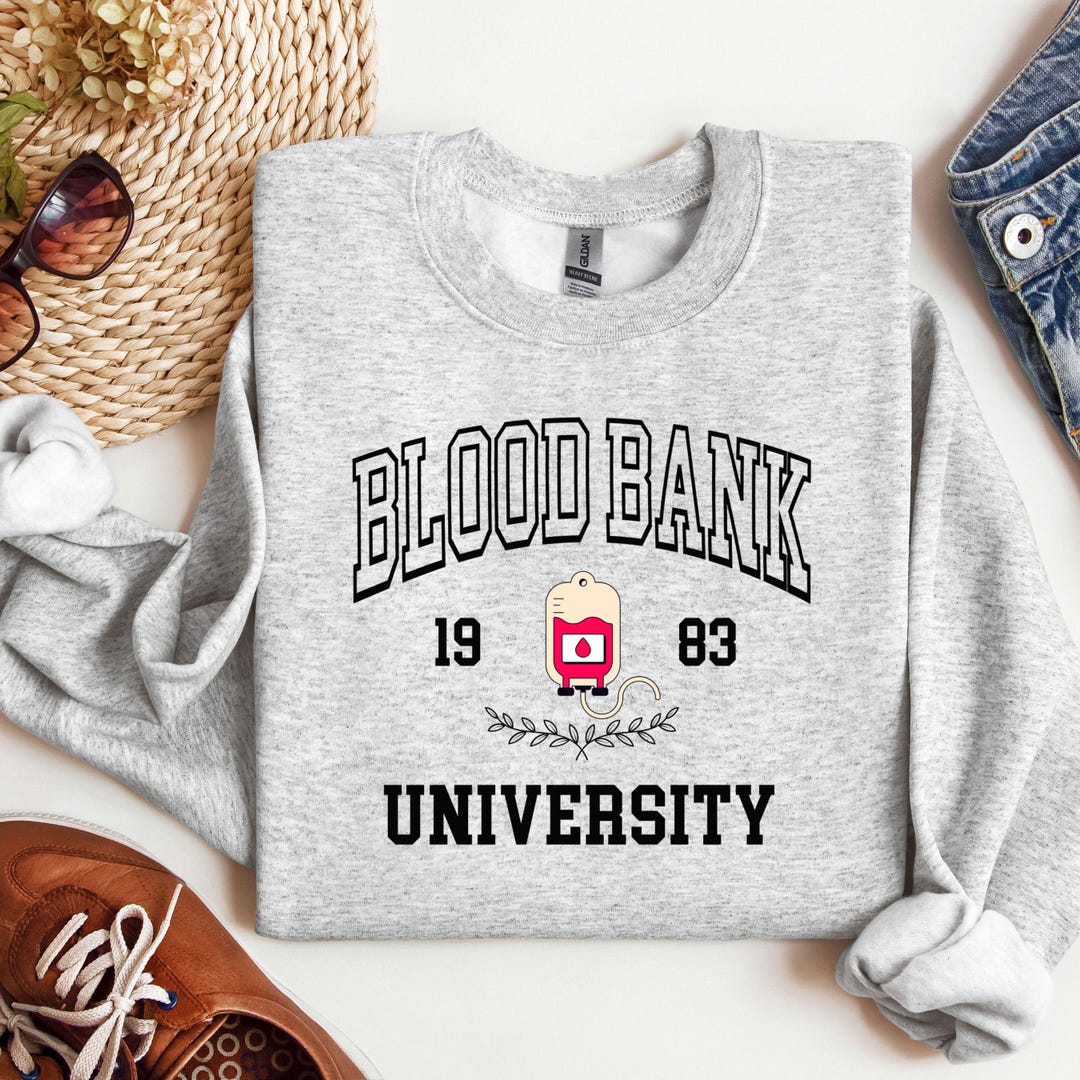 Blood Bank Laboratory Sweatshirt, Custom Bloodbank Shirt, Gift for ...