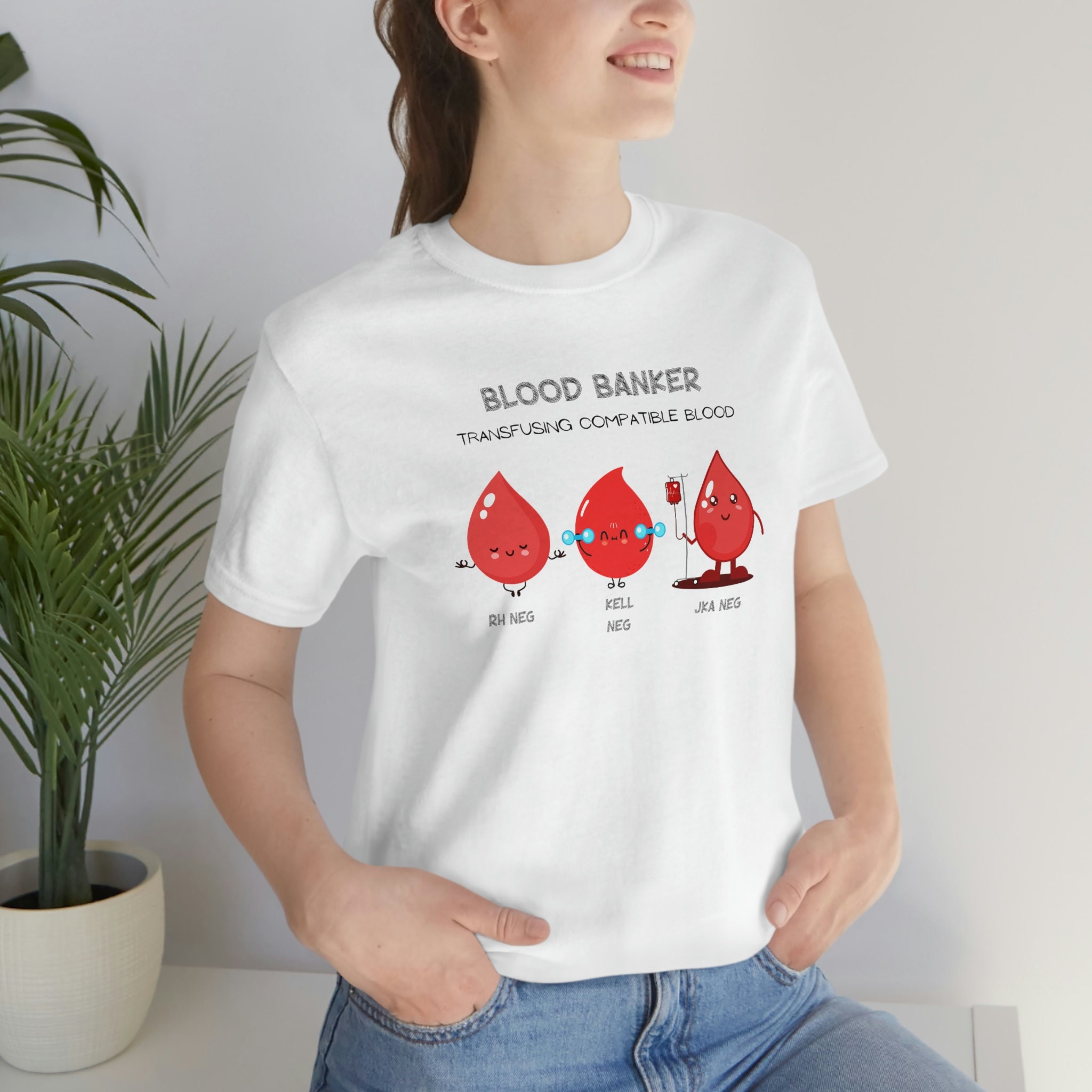 Blood Bank Shirt, Shirt for a Blood Banker, Lab Tech Shirt, Blood Bank ...