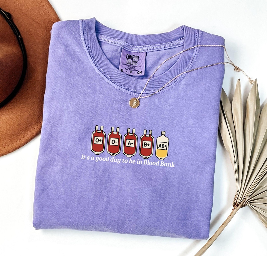 Blood Bank Shirt, Blood Bank Tech Shirt Gift for Blood Banker, Fall ...