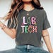 Checkered Lab Tech Shirt, Retro Style Laboratory Tech Tshirt, Comfort ...