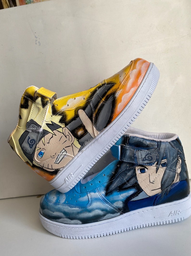 Costum Sneakers Naruto | Custom Hand Painted | Custom Design| Hand ...