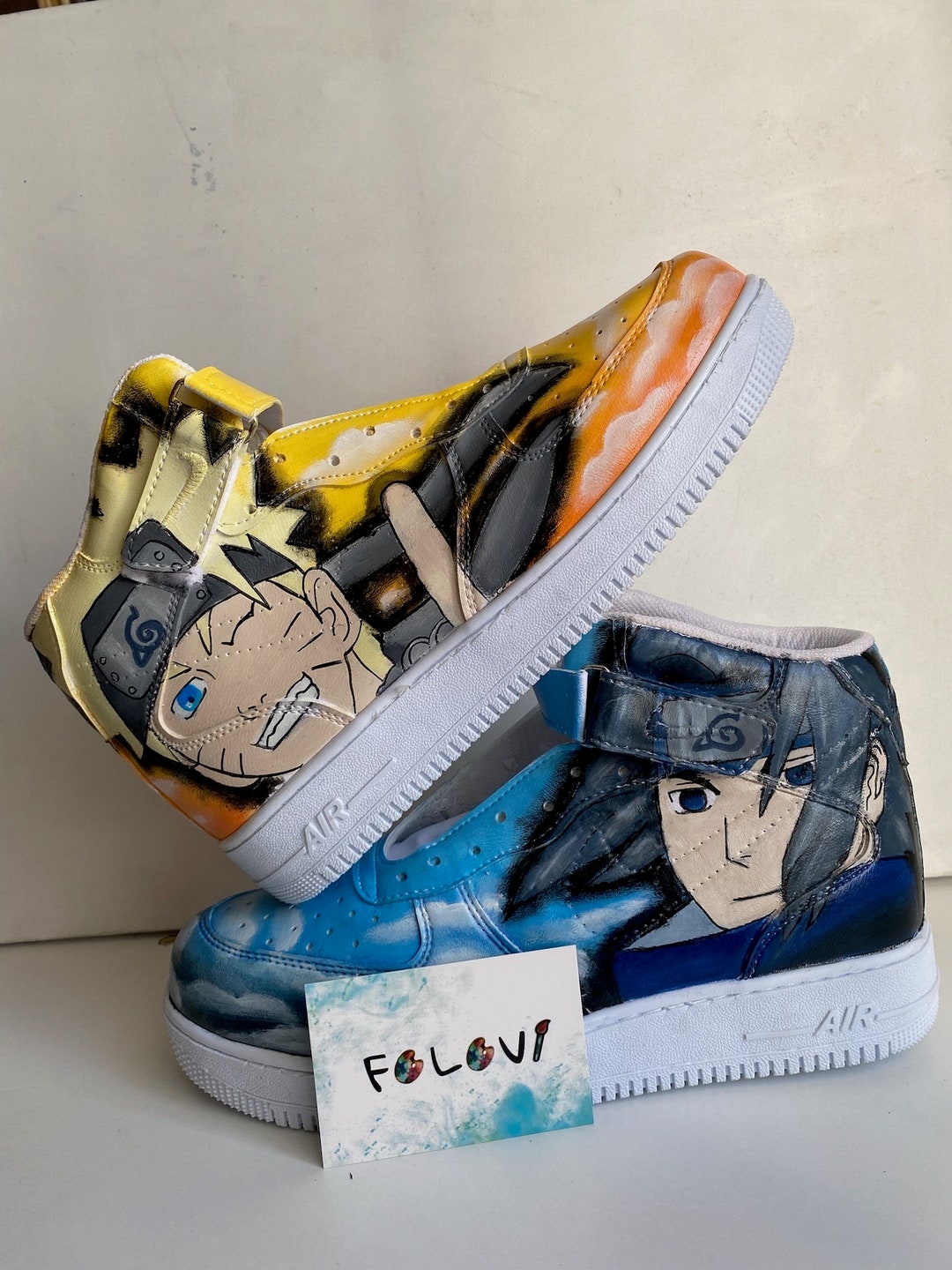 Costum Sneakers Naruto | Custom Hand Painted | Custom Design| Hand ...