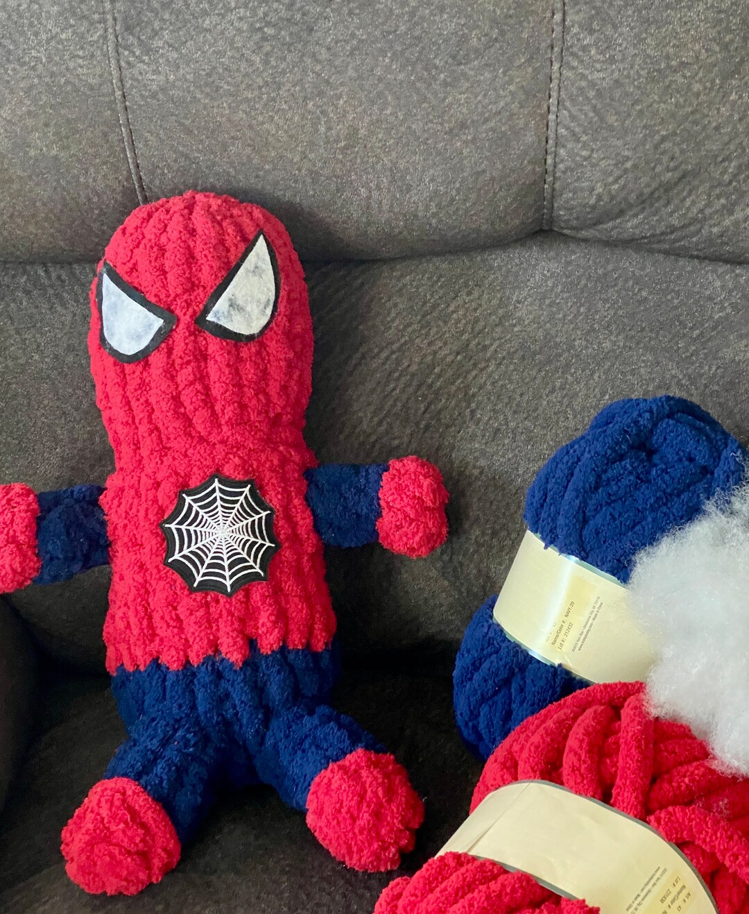 Spider-man Stuffed Toy - Etsy