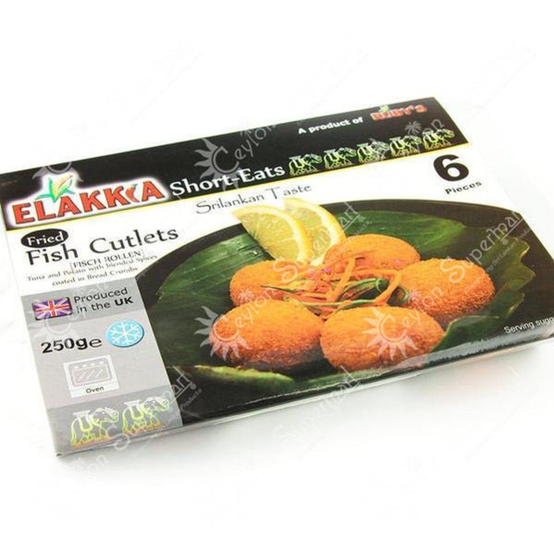 Elakkia Frozen Sri Lankan Style Fish Cutlets 6 Pieces 250g - Etsy