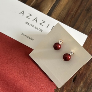 Bridesmaid | Maid of Honor Proposal Earrings. Complements Azazie ...