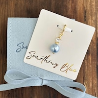 Something Blue Bridal Bouquet Charm, Pin Easily Attaches to Bridal ...