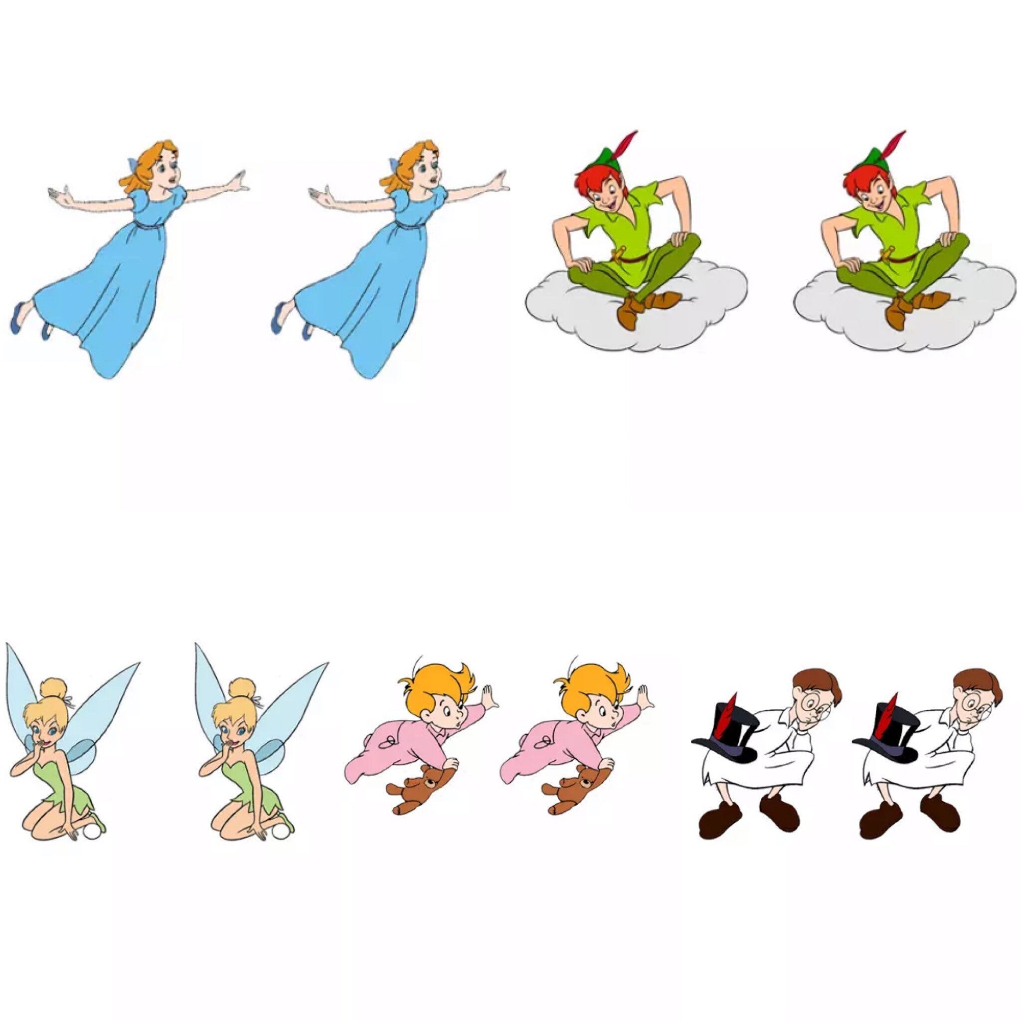 Peter Pan Character Stud Earrings Classic Disney Movie Inspired Jewelry ...