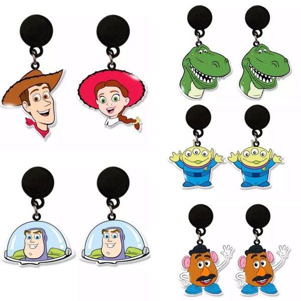 Pixar Toy Story Alien Earrings - Etsy