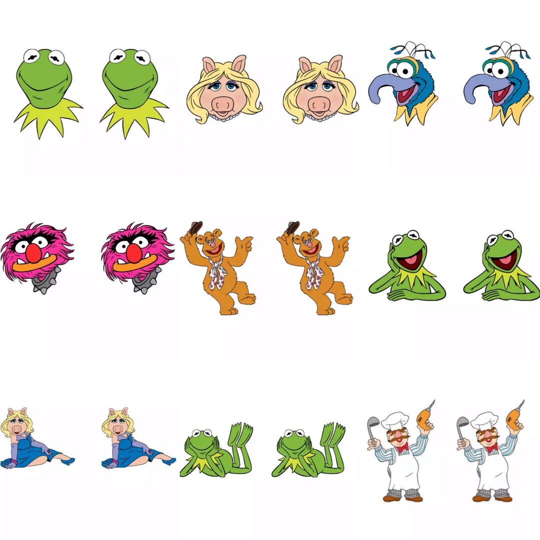 Muppets Character Stud Earrings \ Disney Puppet Show Inspired Jewelry ...