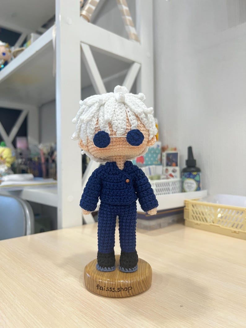 Jujutsu Kaisen, Satoru Gojo, Crochet Doll, Amigurumi, Manga, Anime ...