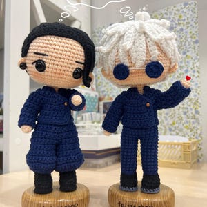 Jujutsu Kaisen, Satoru Gojo, Crochet Doll, Amigurumi, Manga, Anime ...