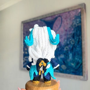 Genshin Impact, Neuvillette, Crochet Doll, Amigurumi, Game Character - Etsy