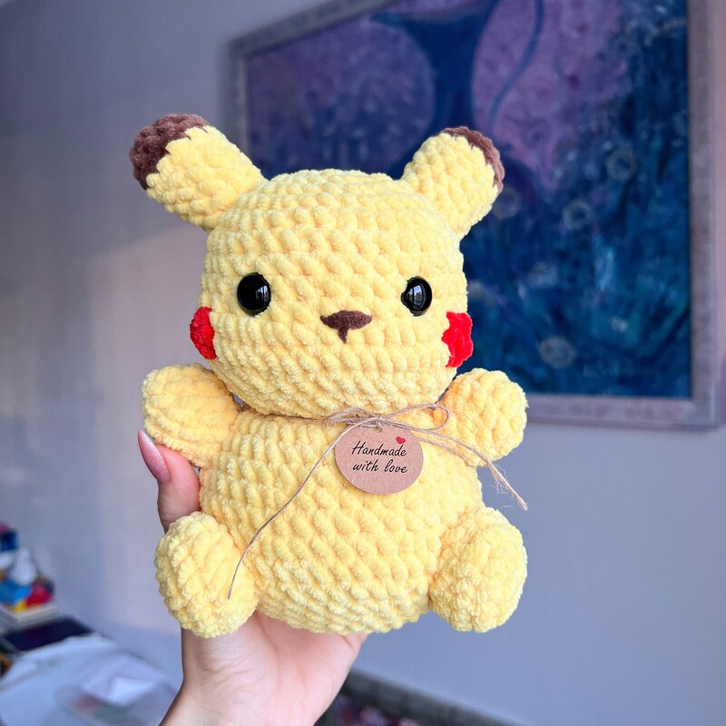 Pikachu Plushie - Etsy