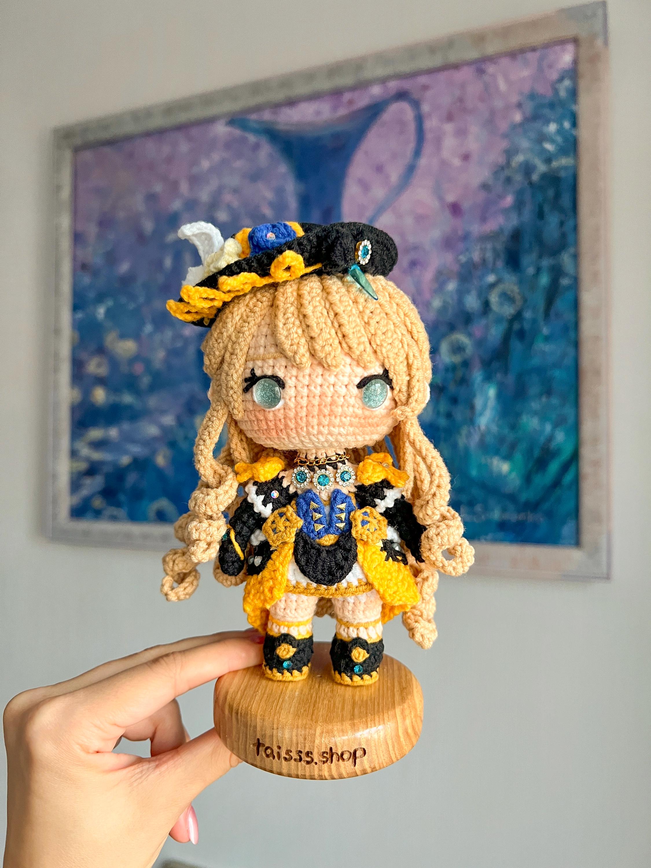 Genshin Impact, Navia, Crochet Doll, Amigurumi, Game Character - Etsy
