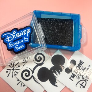 Disney Scratch off & Save Savings Challenge | 20 Laminated Cards | Low ...