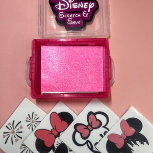 Disney Scratch off & Save Savings Challenge | 20 Laminated Cards | Low ...