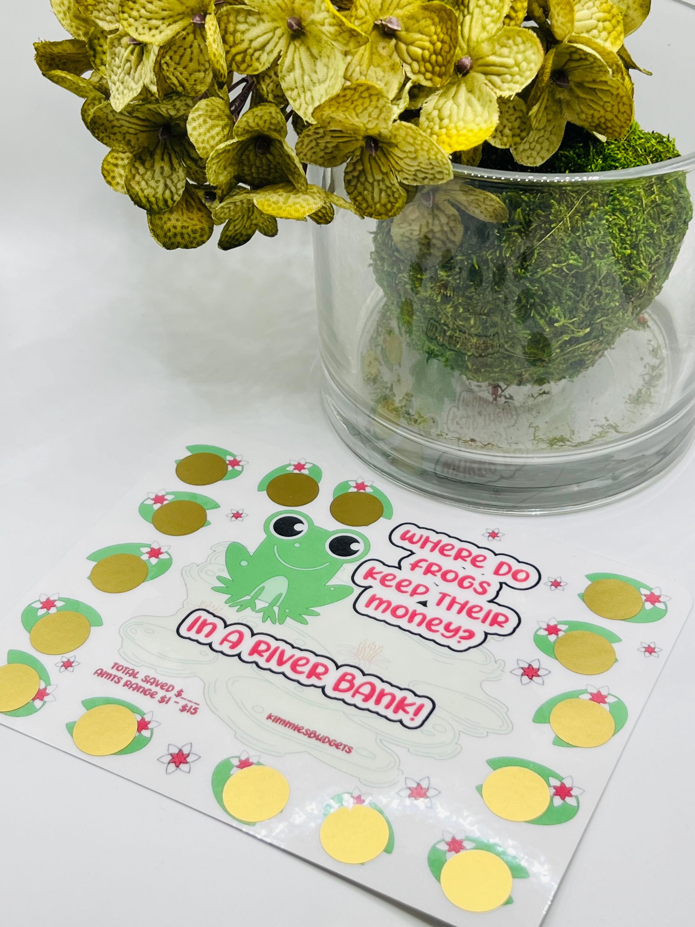 Frogs and Their Money | Scratch off and Save | Savings Challenge ...