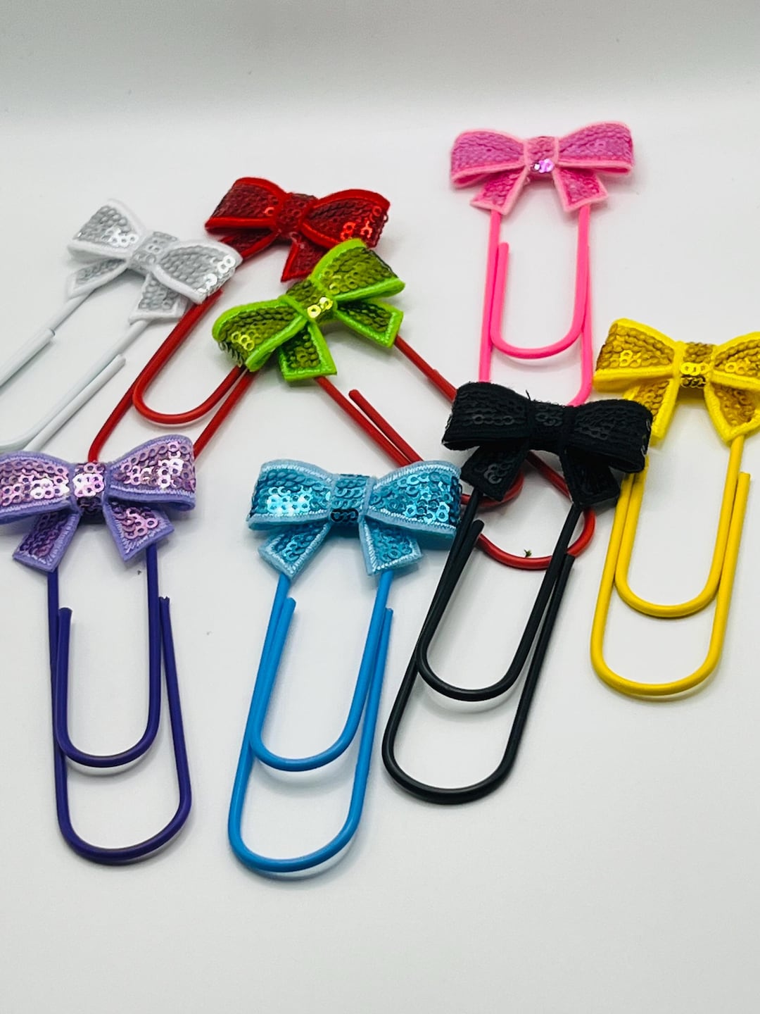 Beautiful Bow Jumbo 4 Inch Paperclip | Novelty Embellished Paper Clip ...