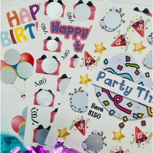 Scratch off Savings Challenge | Birthday Celebration Scratch Offs ...