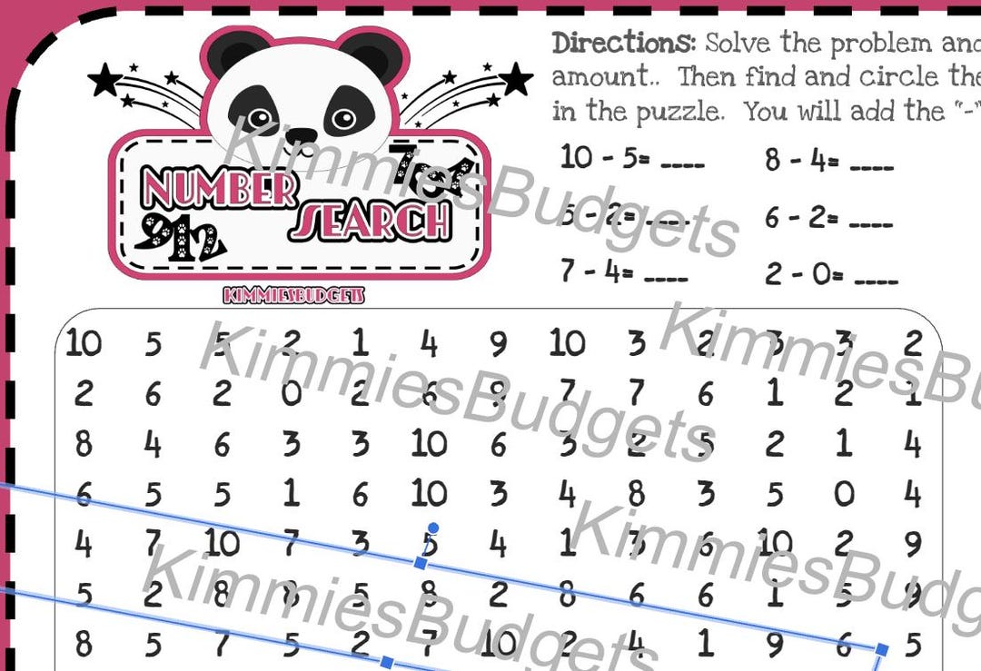 Numbers Search Game | Girl Math | Kids Savings Challenge Game ...