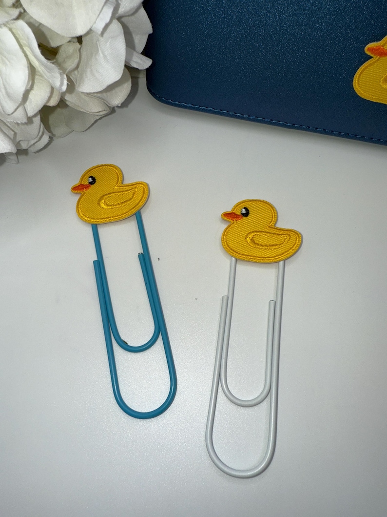 Duck Jumbo 4" Paper Clip | Rubber Duck Themed | Novelty Embellished ...