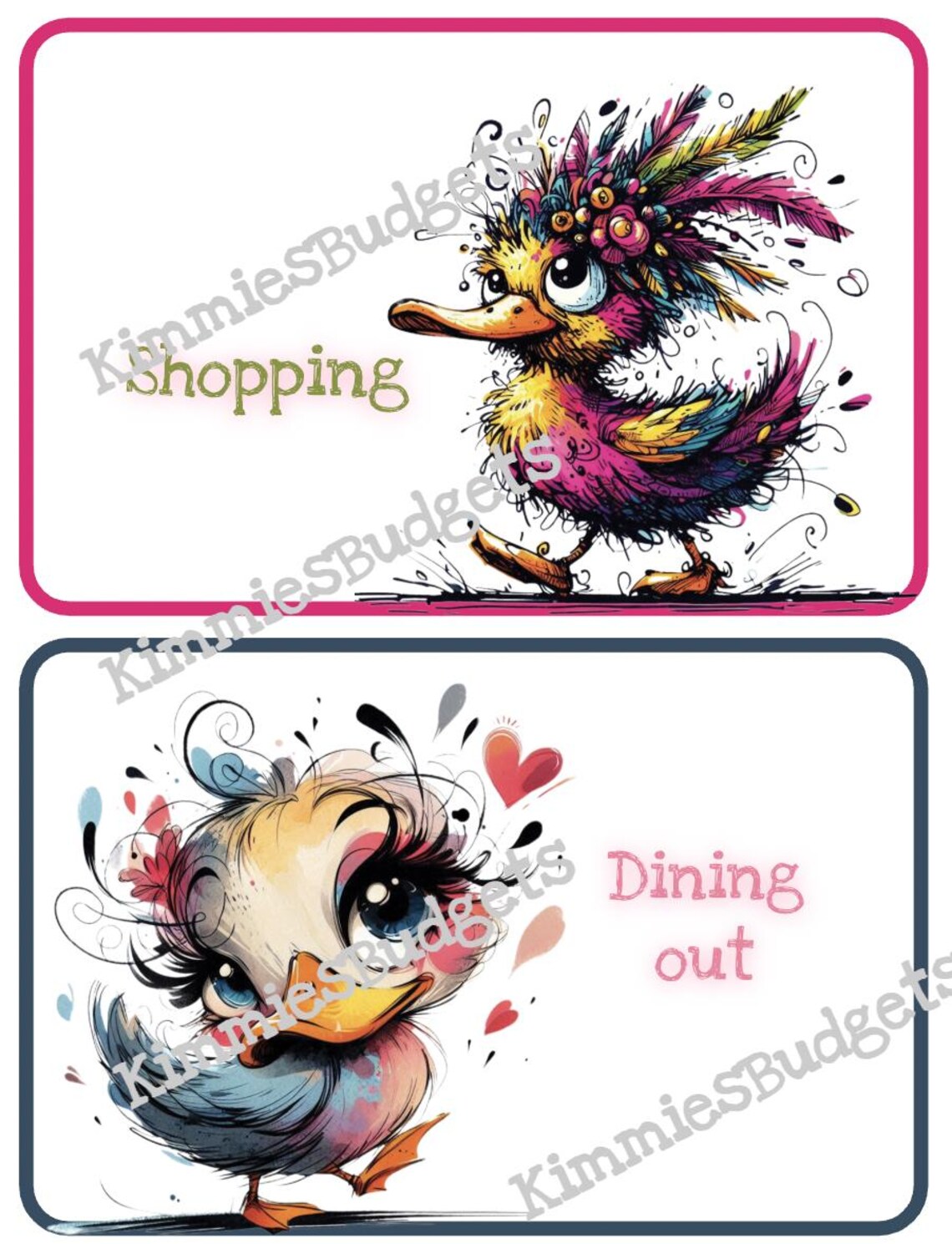 Duck Themed A5 Dashboards | Pre-labeled & Blanks Included | Rubber Duck ...