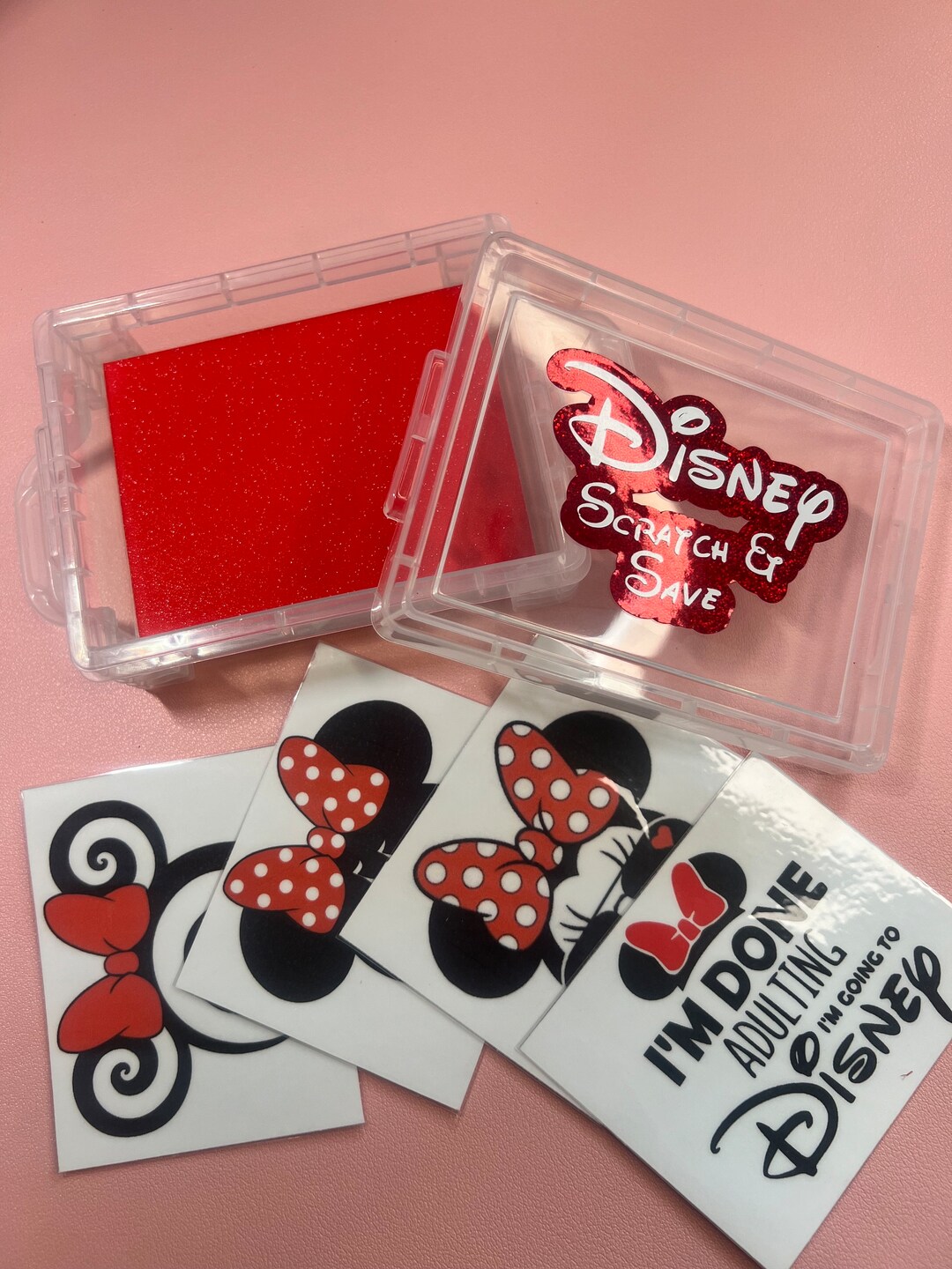 Disney Scratch off & Save Savings Challenge | 20 Laminated Cards | Low ...