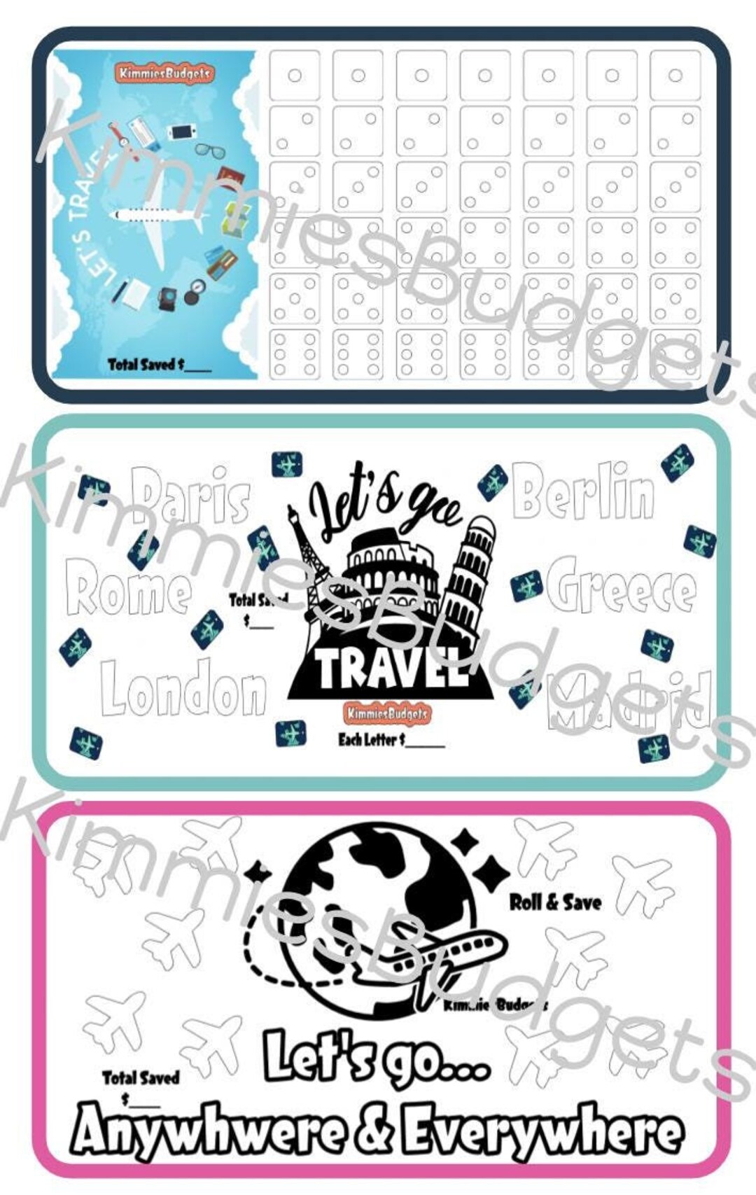 Vacation and Travel Themed Mini Savings Challenges | 9 Different Fun ...