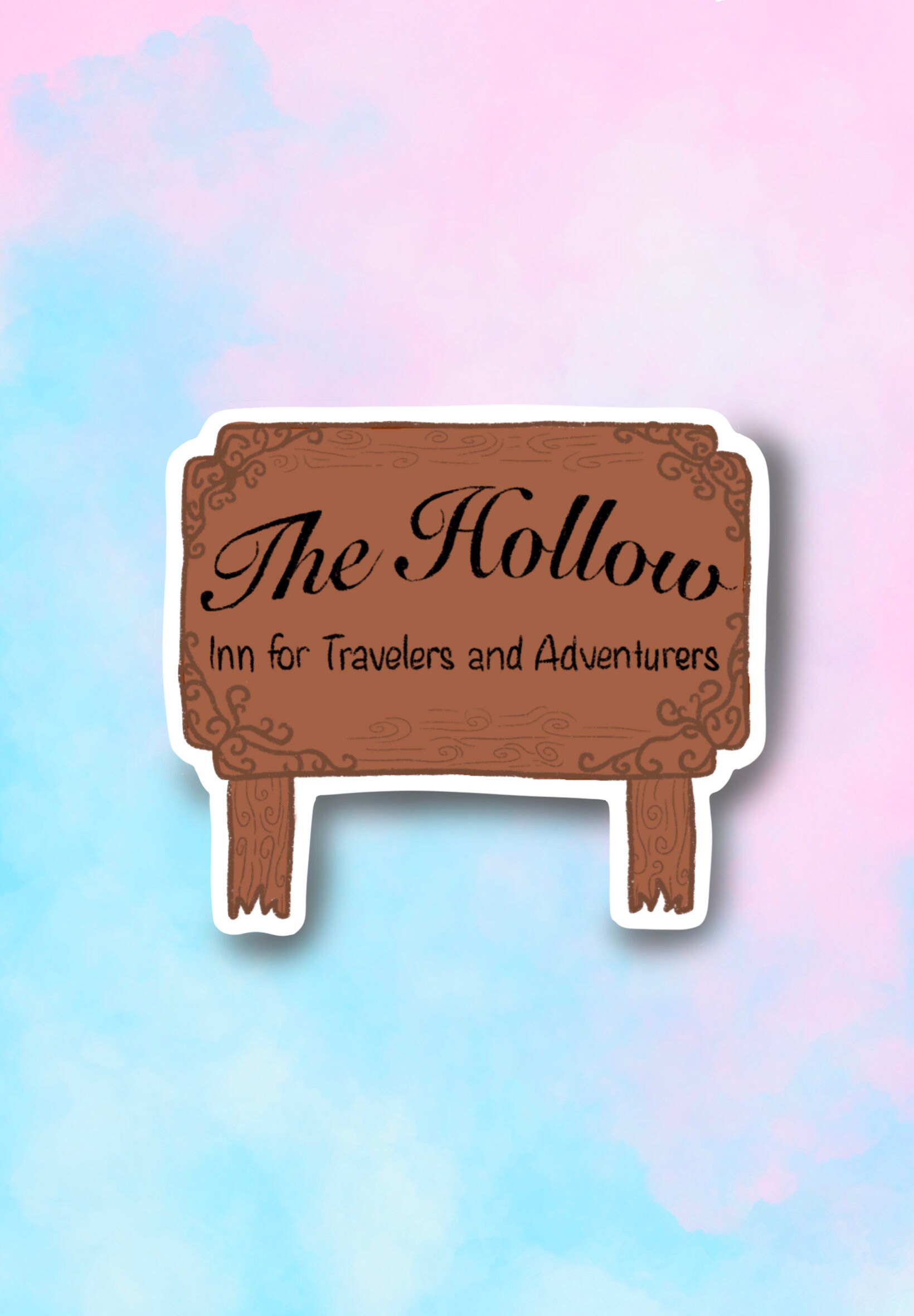 The Hollow Sign Book Sticker 2.5in OUABH Sticker Evangeline and Jacks ...