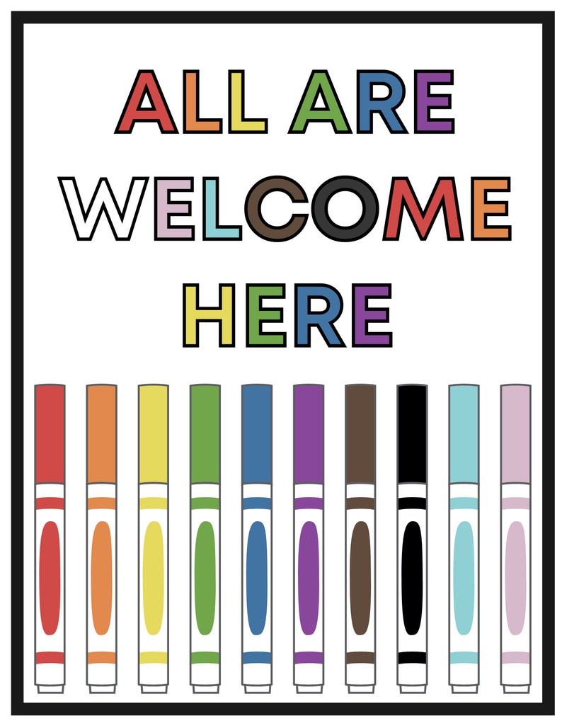 Classroom Poster Inclusion Bundle Instant Download Printable - Etsy
