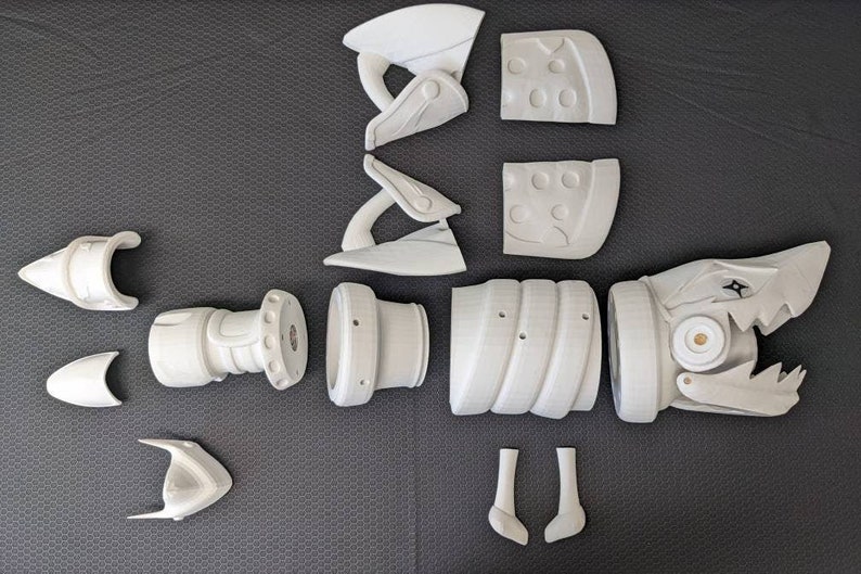 Jinx Arcane Shark Gun 3d Printed Kit Jinx Cosplay Jinx Etsy